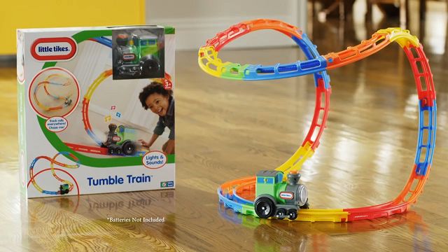 Локомотив с релси - Tumble Train - Детска играчка - - store.bg