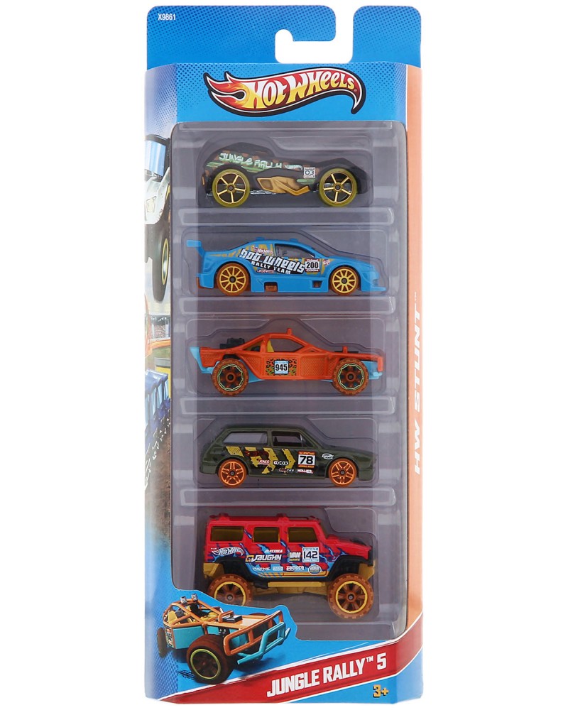 5 метални колички Mattel - store.bg