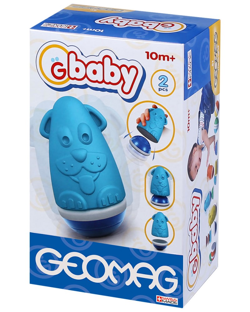 Baby Roly - Poly Dog - Детски магнитен конструктор - играчка - store.bg