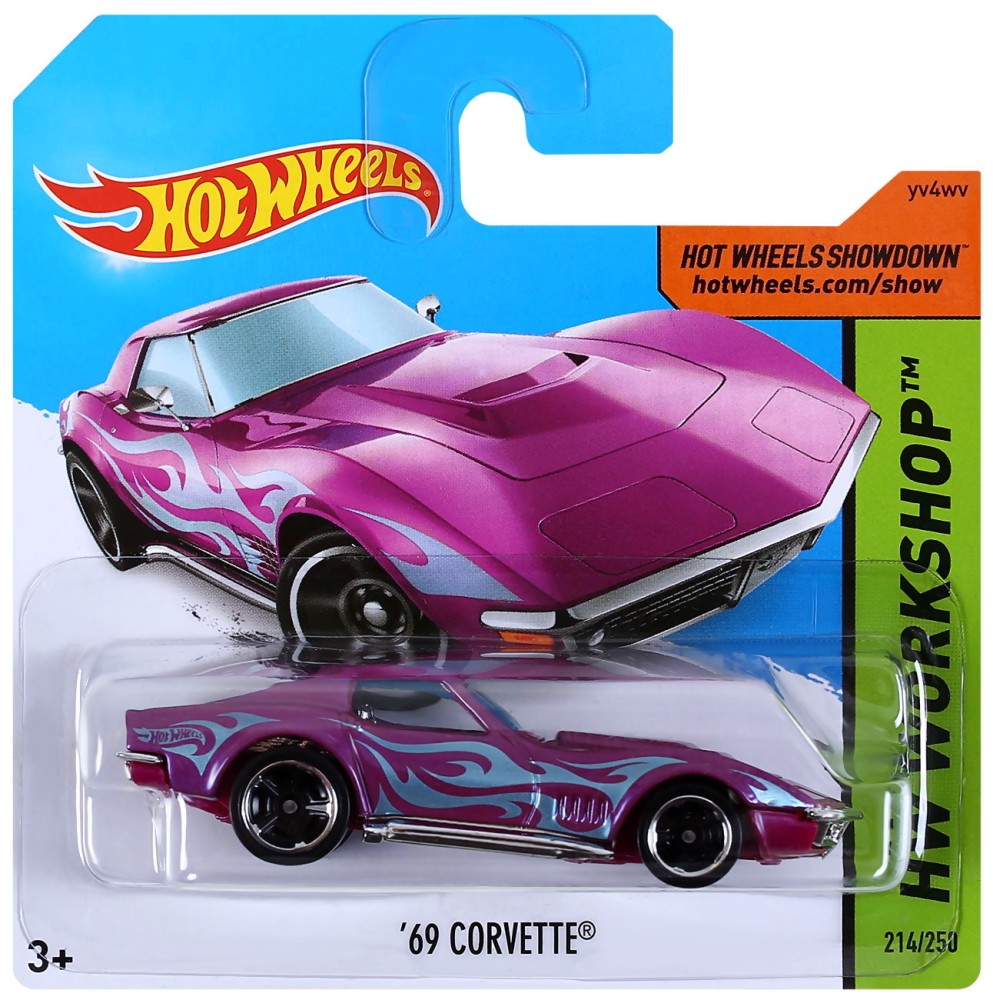 Метална количка Corvette 69 Mattel - store.bg