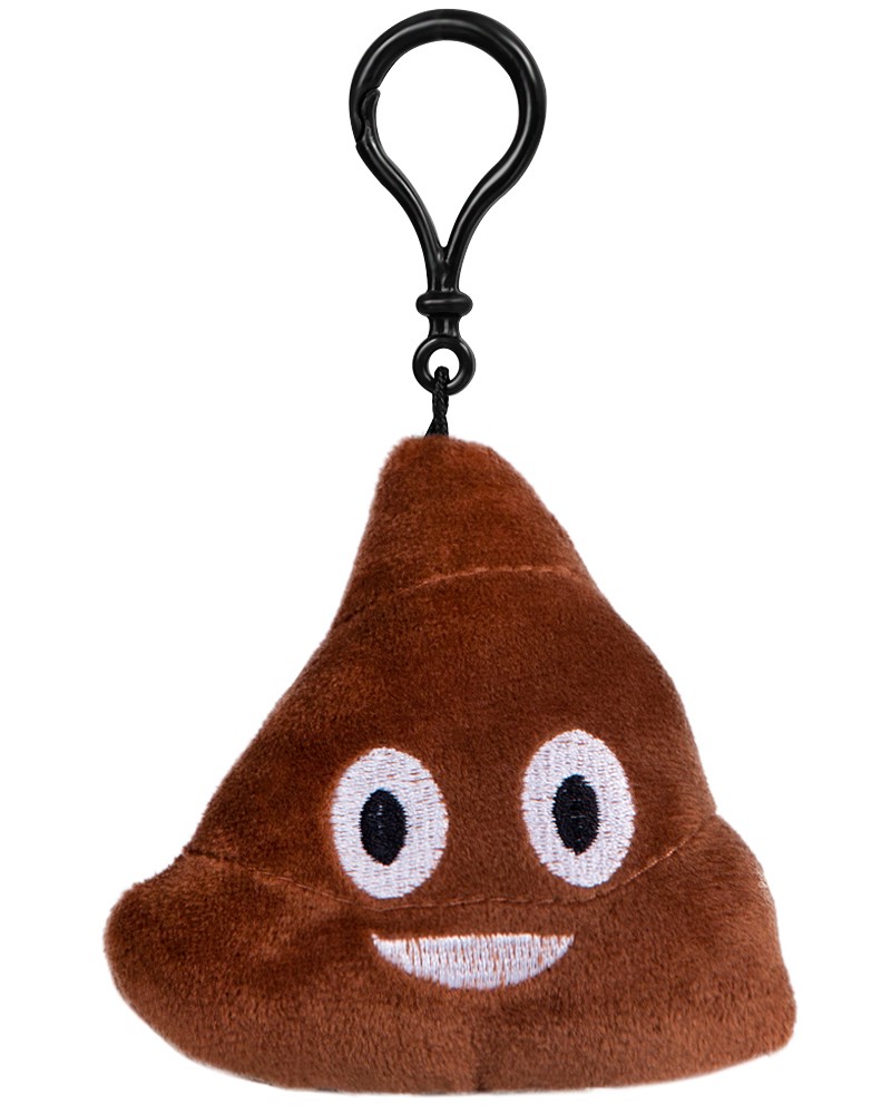 Плюшен ключодържател емоджи Poop - store.bg
