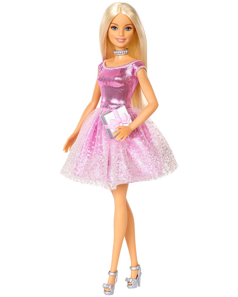 Барби с бляскава рокля Mattel - store.bg
