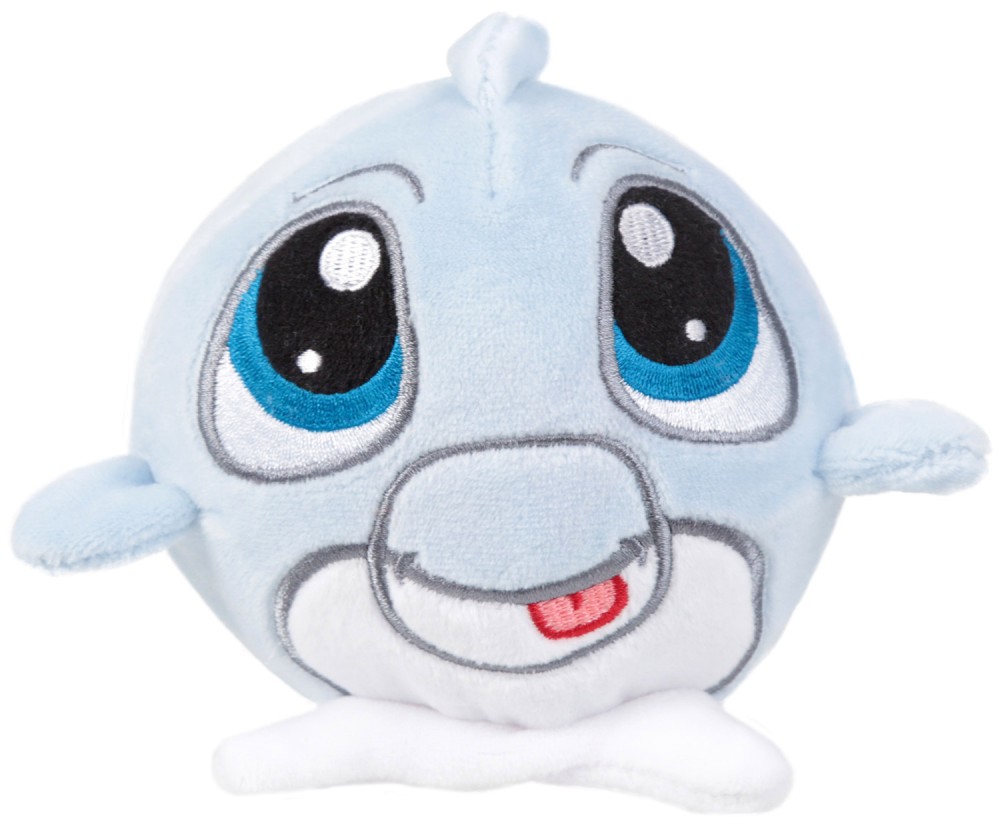 Плюшена акула за стискане Дъги Crunchimals - store.bg