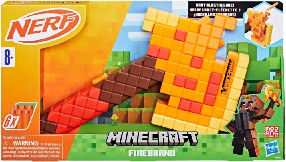 Брадва Nerf Minecraft Firebrand - store.bg