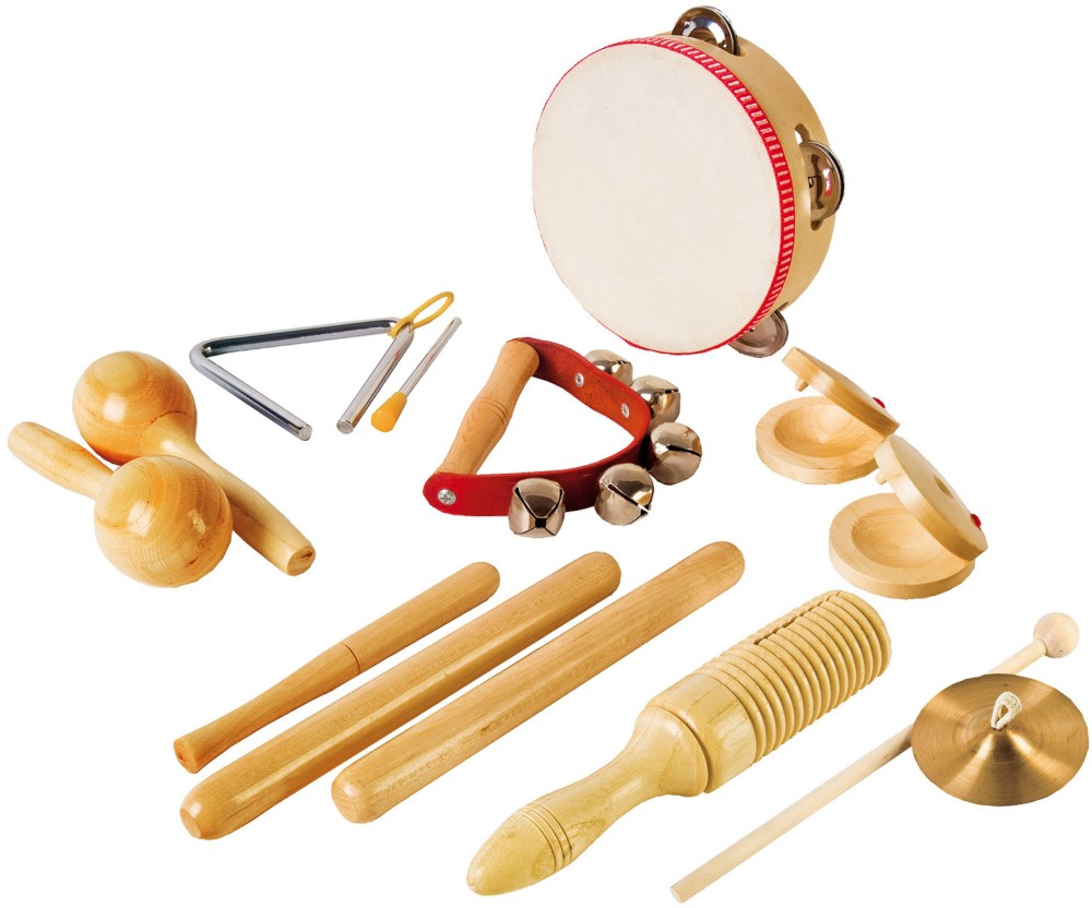 Детски дървени музикални инструменти Nowa Szkola - store.bg