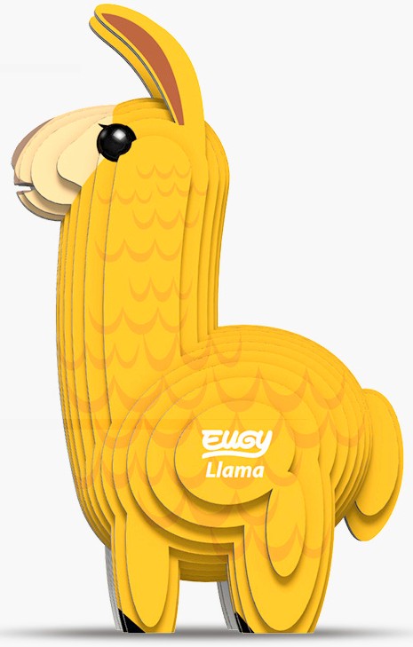 Картонен 3D модел Лама Eugy - store.bg