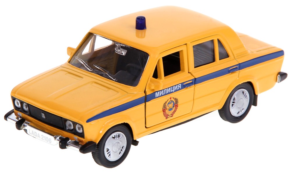 Автомобил Lada 2106 - Милиция - Метална количка - играчка - store.bg