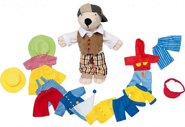 Мечето Тимба - Плюшена играчка с дрехи - - store.bg