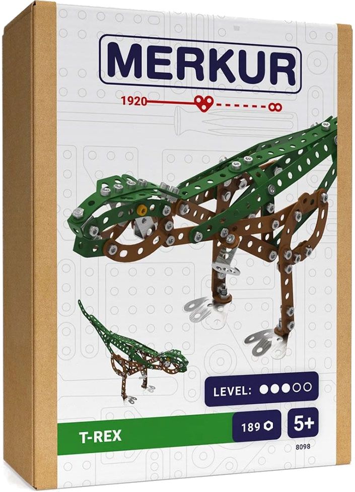 Метален конструктор Ти Рекс Merkur 189 части - store.bg