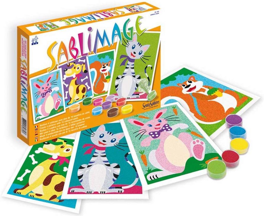 Sentosphere Оцвети животните с цветен пясък - store.bg