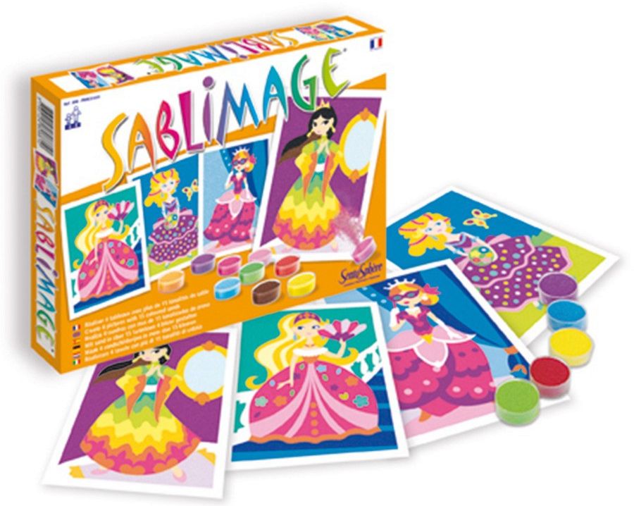 Sentosphere оцвети принцесите с цветен пясък - store.bg