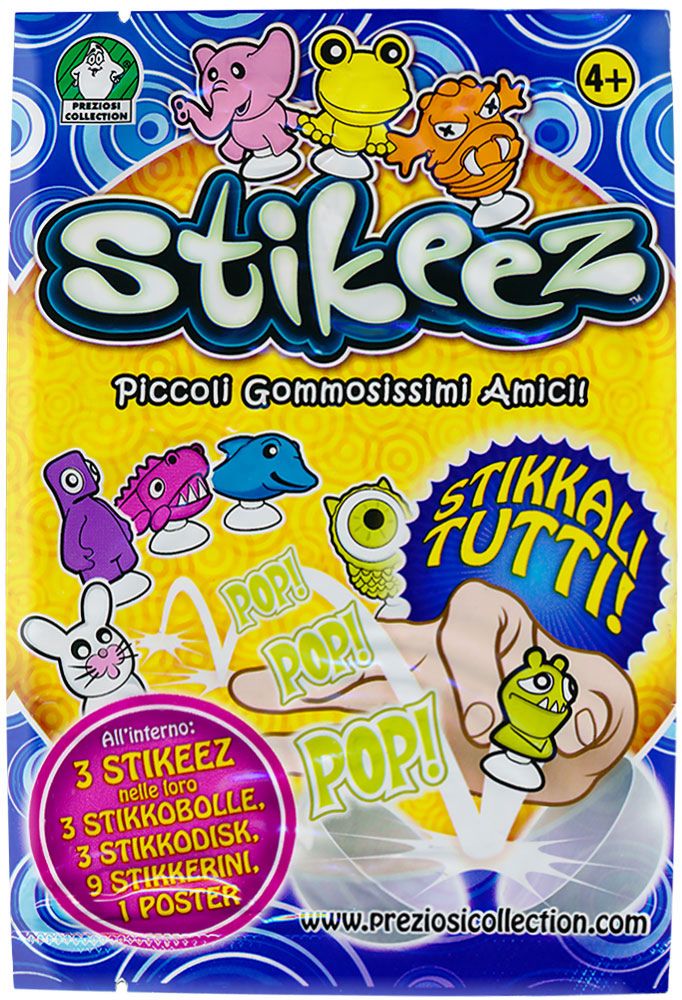 Stikeez - Комплект 3 гумени играчки - играчка - store.bg