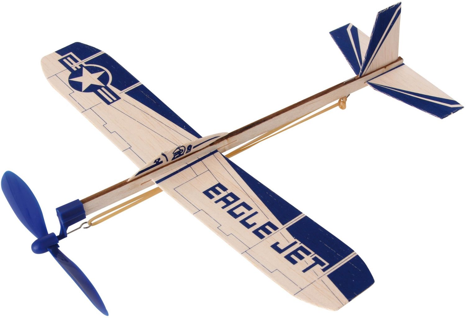 Самолетче с ластик за изстрелване Goki 4+ - store.bg