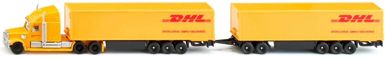 Метален камион с ремаркета DHL Siku - store.bg