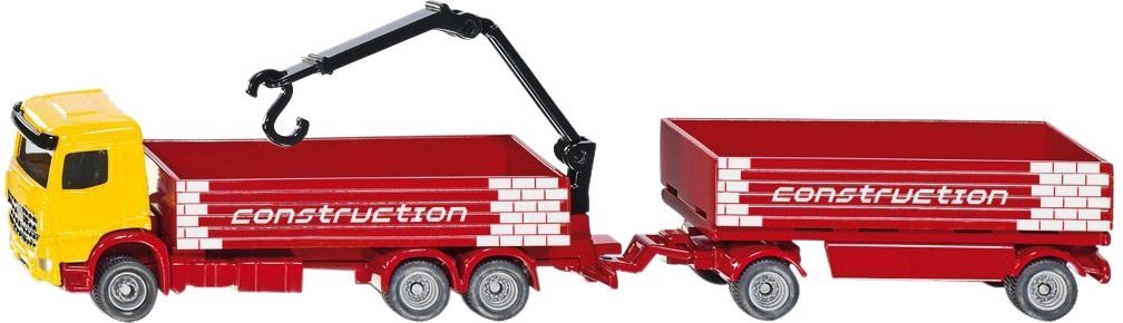 Метален камион с ремарке Mercedes Arcos Siku - store.bg