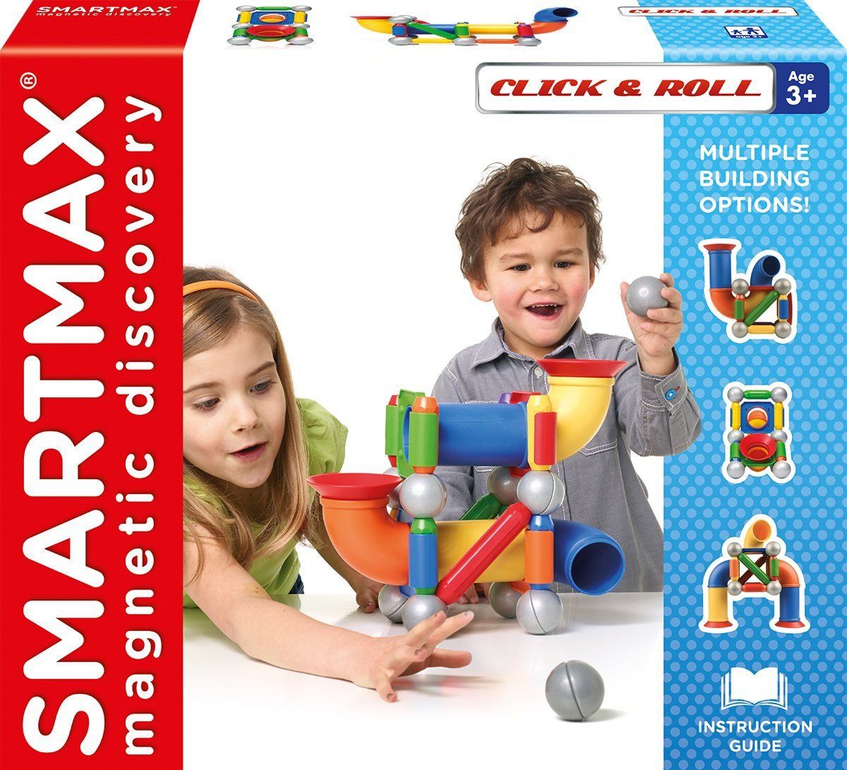 Магнитен конструктор SmartMax Click and Roll - store.bg