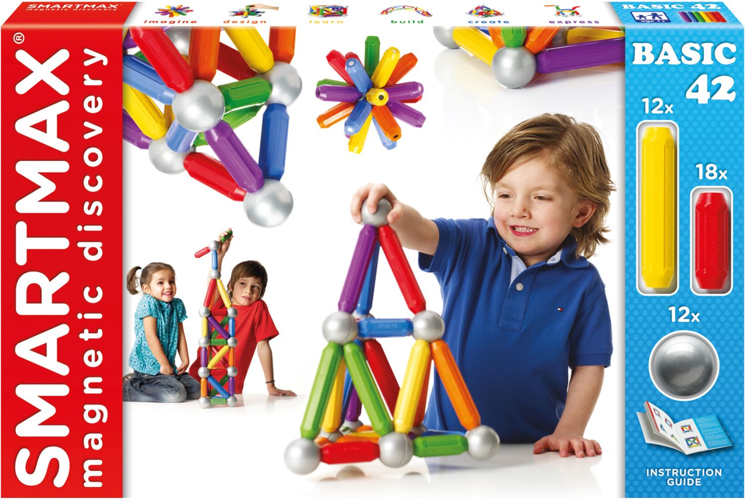 Магнитен конструктор SmartMax Start XL - store.bg