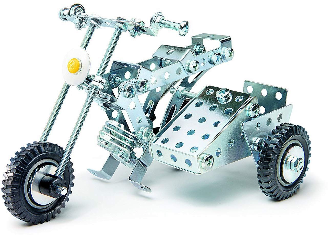 Мотоциклет 3 в 1 детски метален конструктор Eitech - store.bg