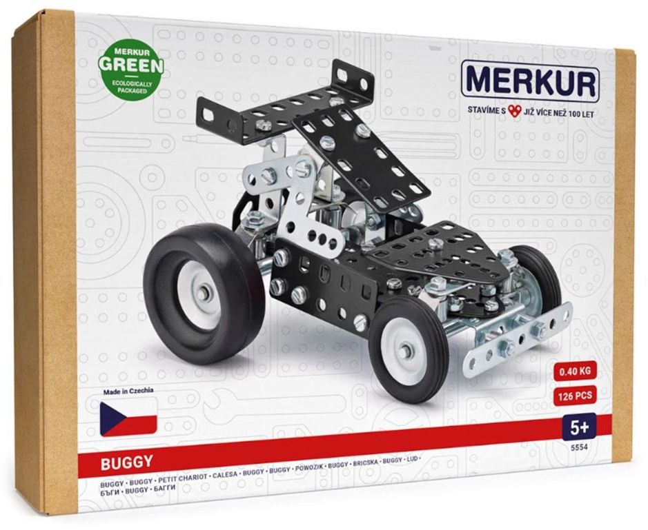Метален конструктор на бъги 126 части Merkur - store.bg