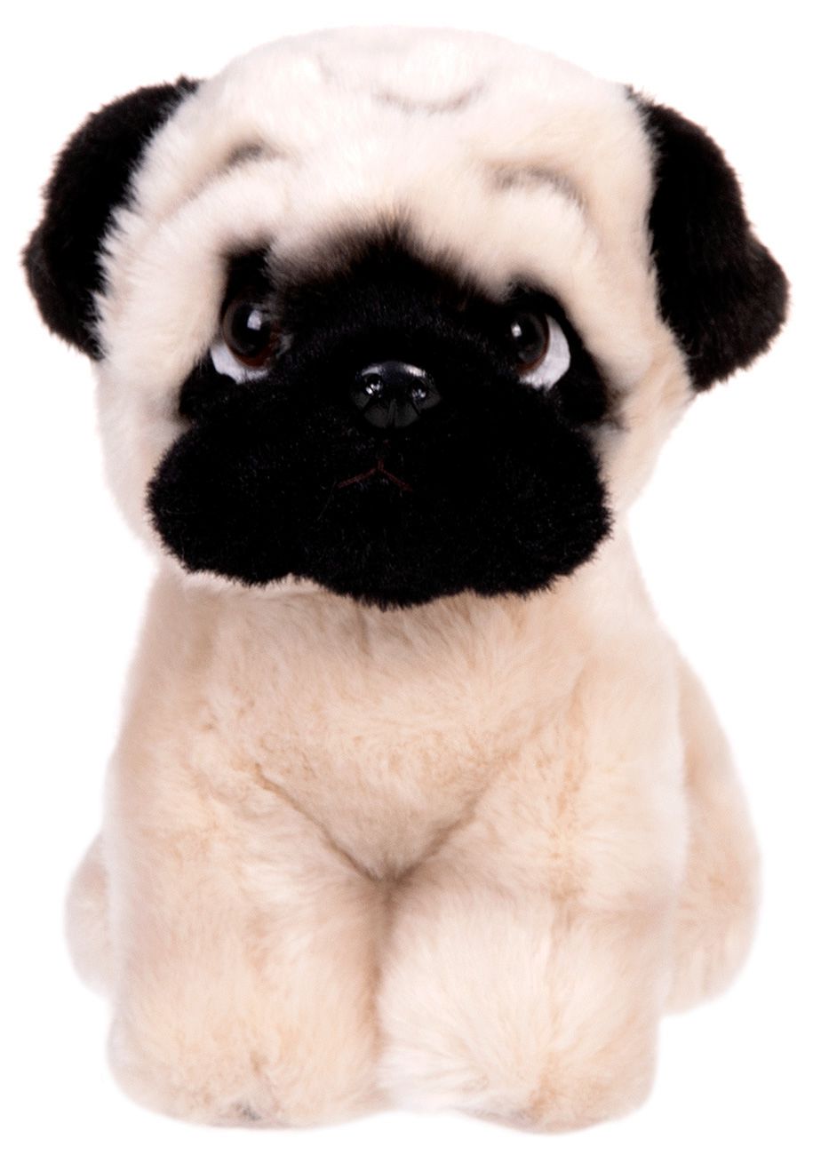 Плюшено куче мопс Silky - store.bg