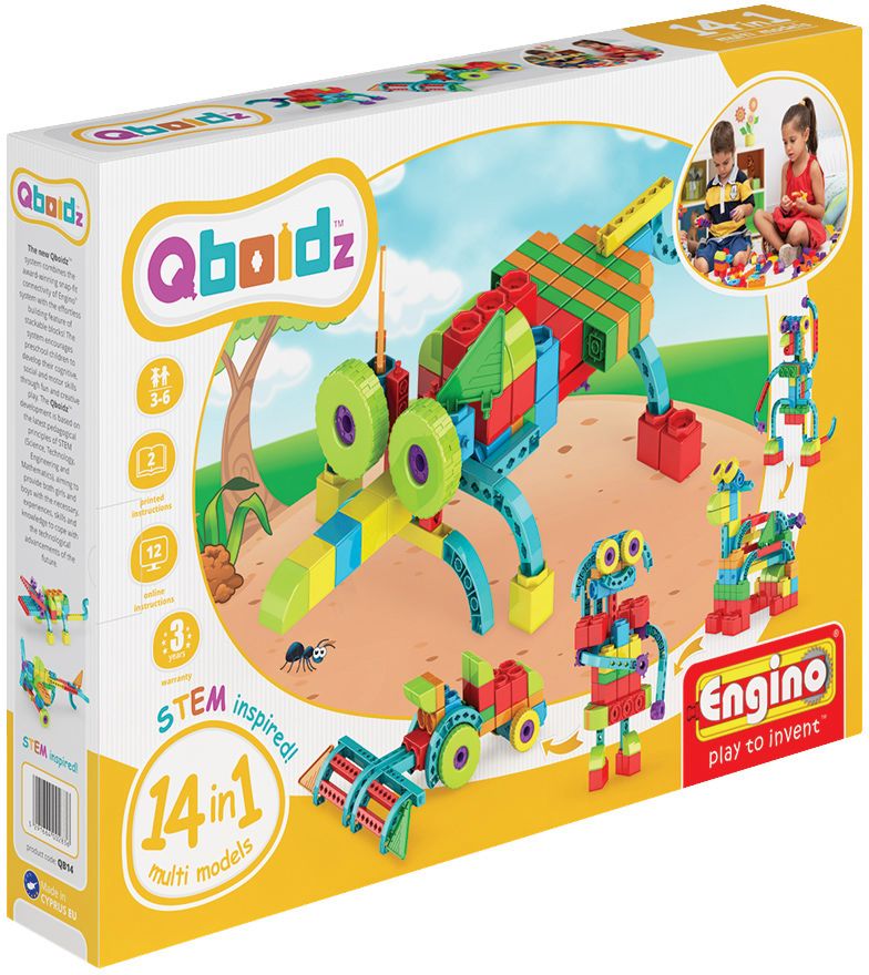 Детски конструктор - Engino 14 в 1 - играчка - store.bg
