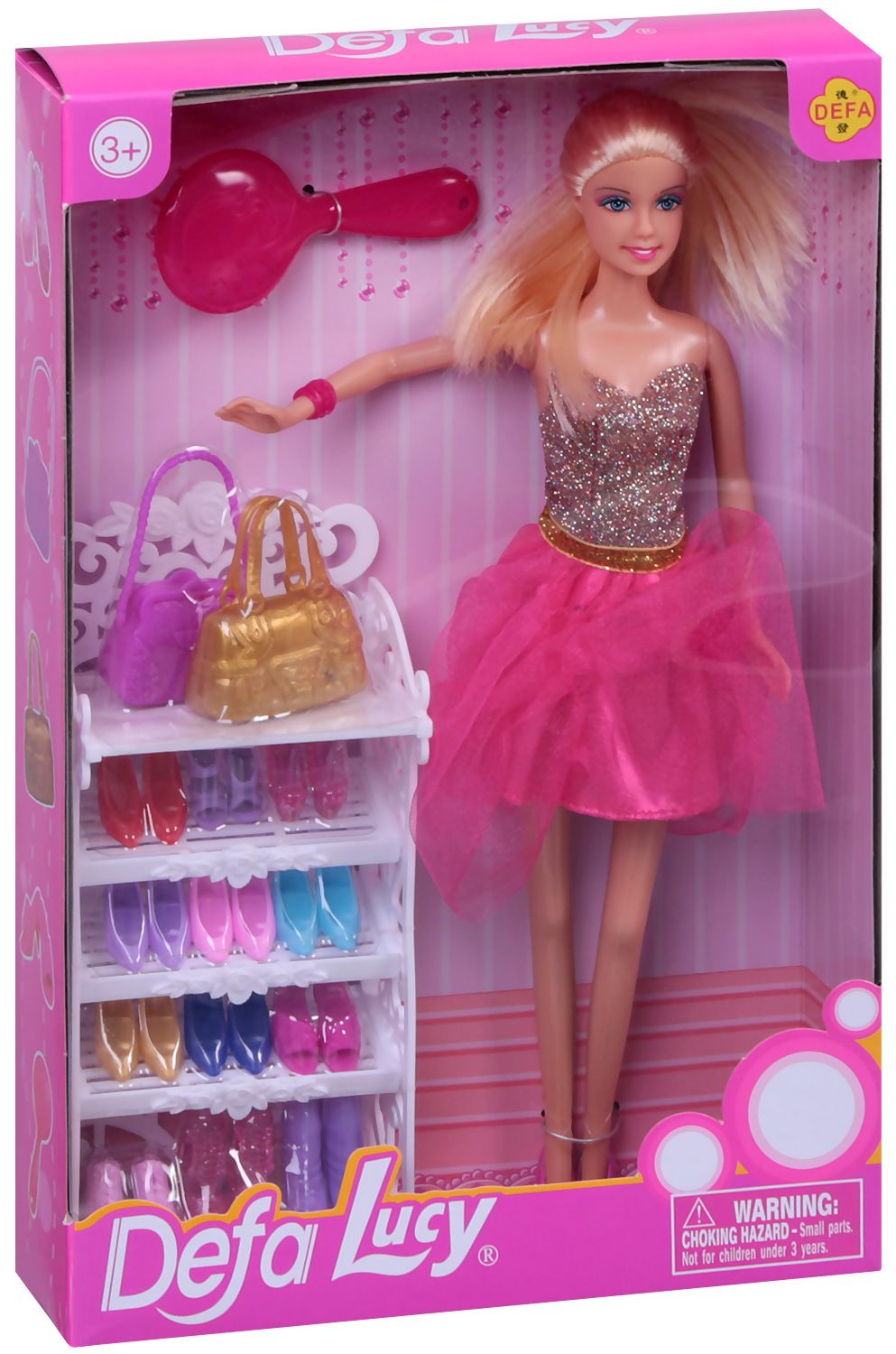 Кукла Луси Defa Гардероб за обувки и чанти - store.bg