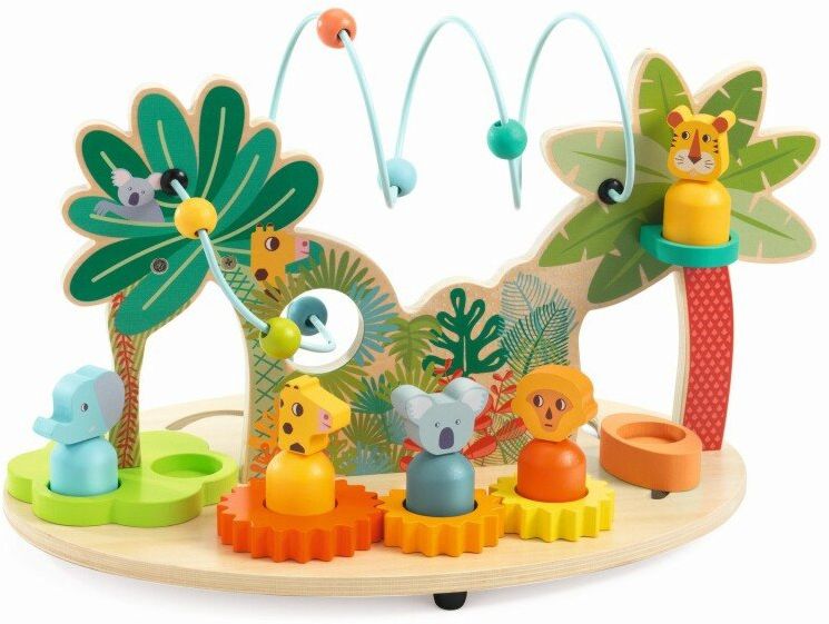 Дървена джунгла с лабиринт Djeco 18m+ - store.bg