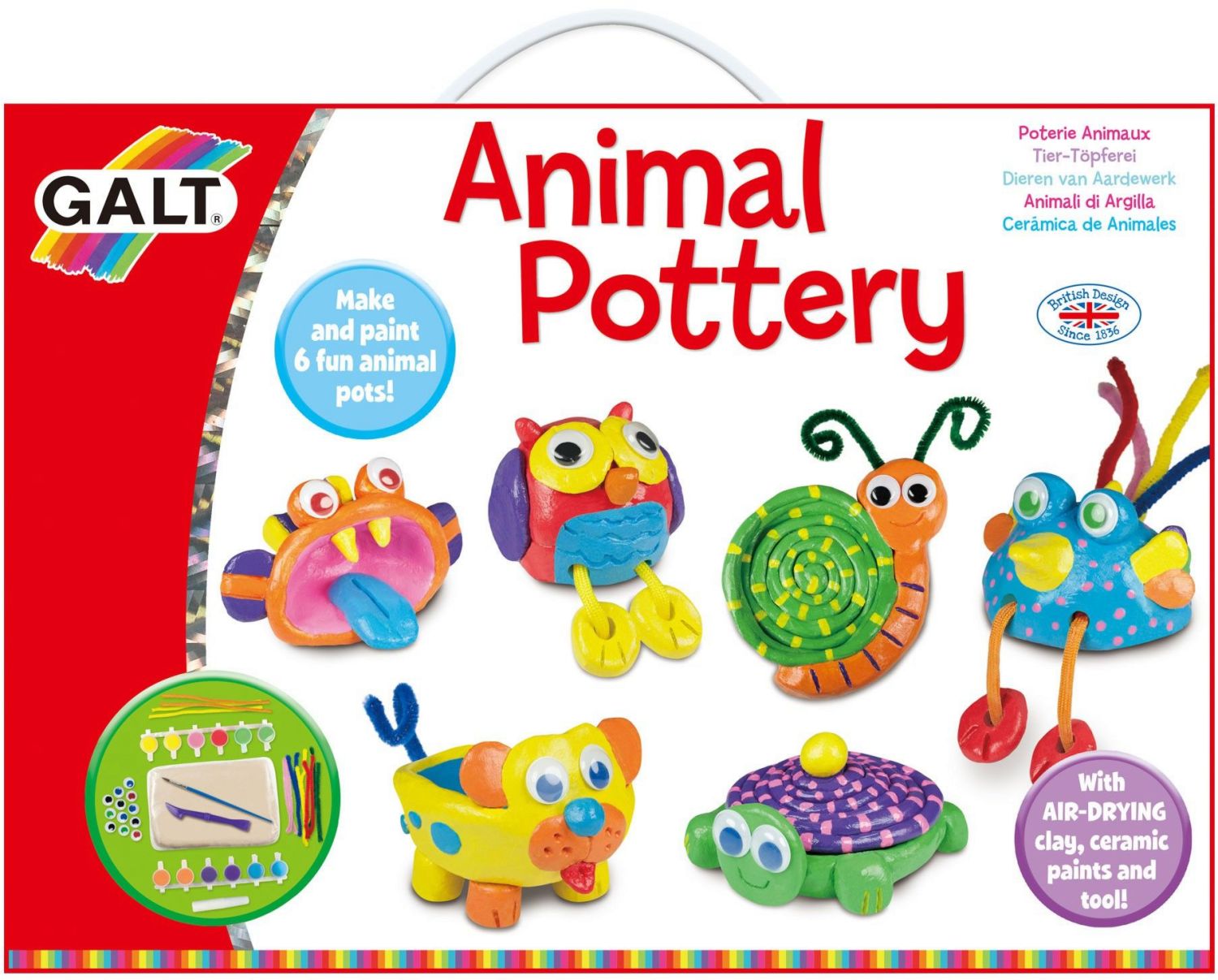 Направи животни от глина Galt - store.bg