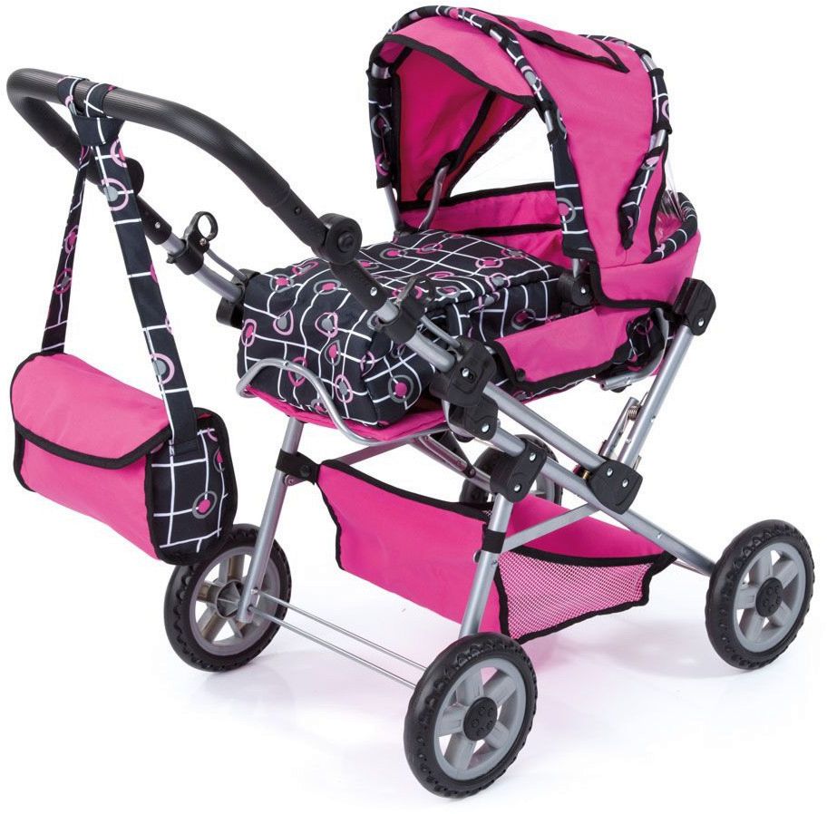 Количка за кукли с кошче и чанта Bayer Trend Setter - store.bg