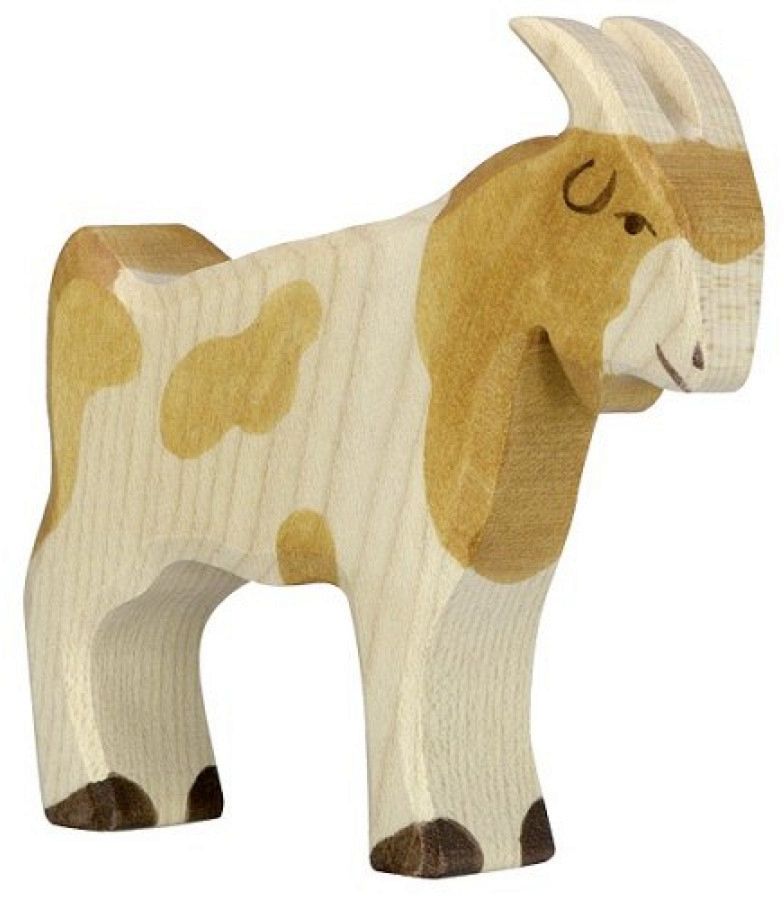 Дървен козел фигурка за игра Holztiger 3+ - store.bg