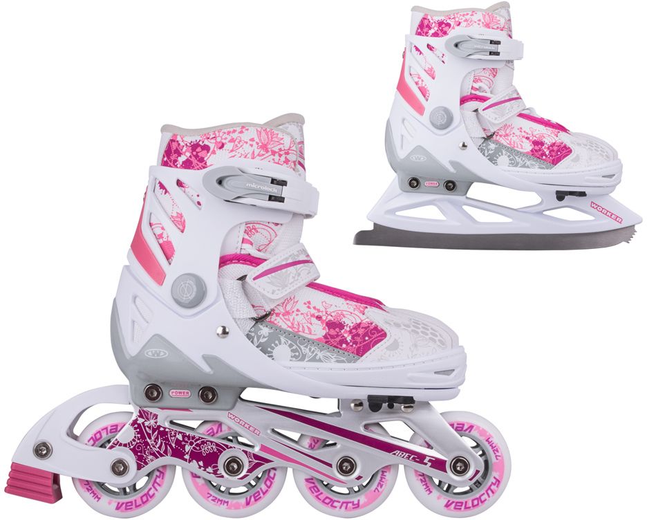 Детски ролери и кънки за лед 2 в 1 - Pinkola - store.bg