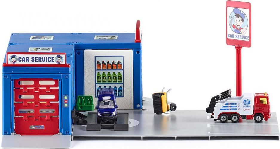 Siku Сглобяем сервиз с паркинг и количка - store.bg