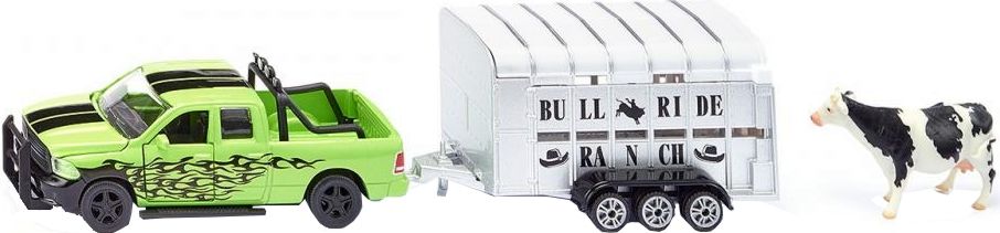 Метален пикап с ремарке RAM Siku - store.bg