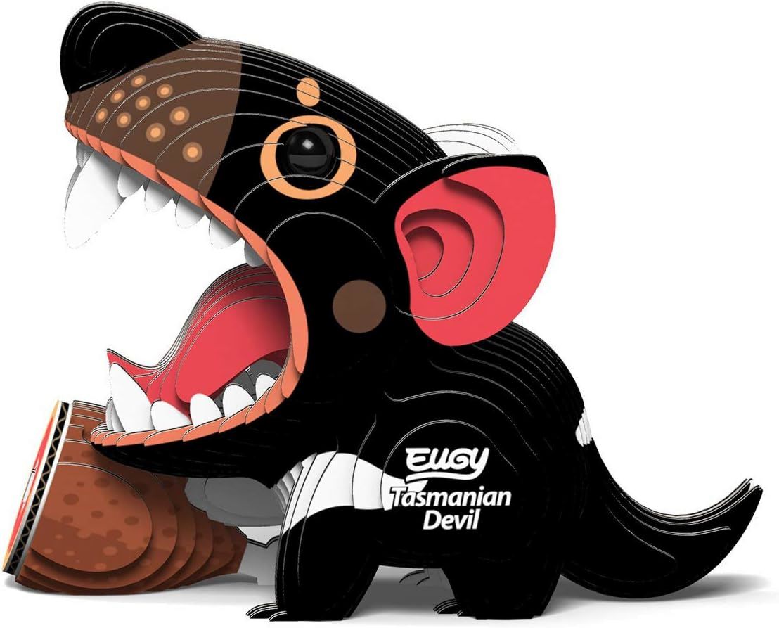 Картонен 3D модел тазманийски дявол Eugy - store.bg