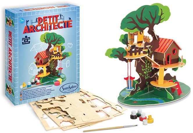 Сглоби и оцвети къщичка на дървото Sentosphere - играчка - store.bg