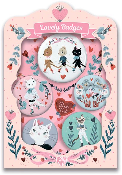 Комплект значки - Котенца - играчка - store.bg