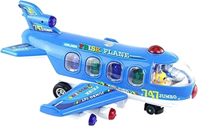 Самолет - Играчка със светлинни и звукови ефекти - - store.bg