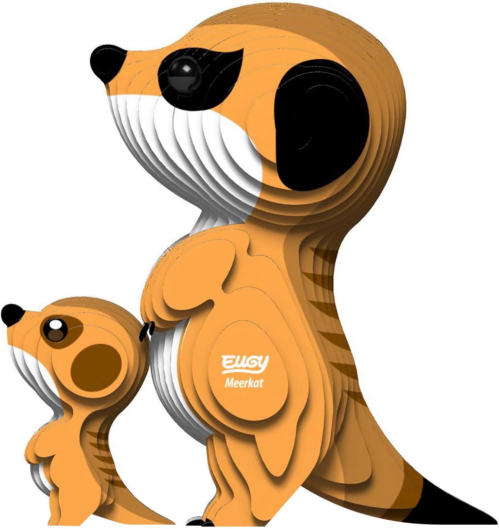 Картонен 3D модел Сурикати Eugy - store.bg