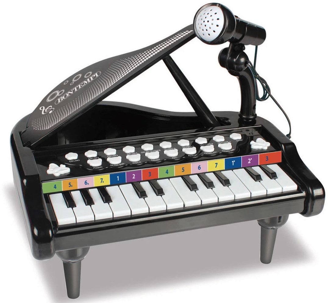 Детско пиано с 24 клавиша и микрофон Bontempi - store.bg