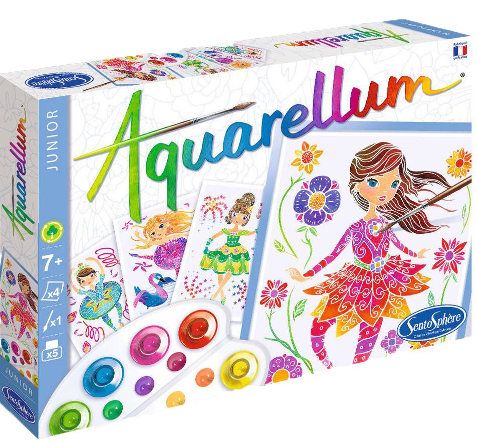 Оцвети балерини с акварелни бои Sentosphere - store.bg