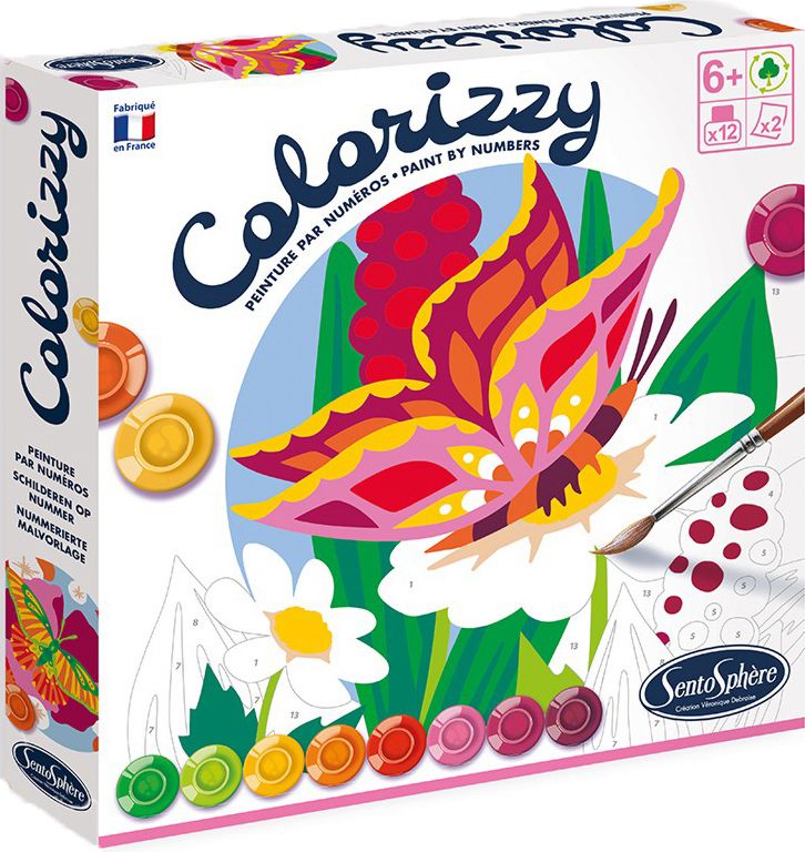 Sentosphere Оцветявай пеперуди по номера - store.bg