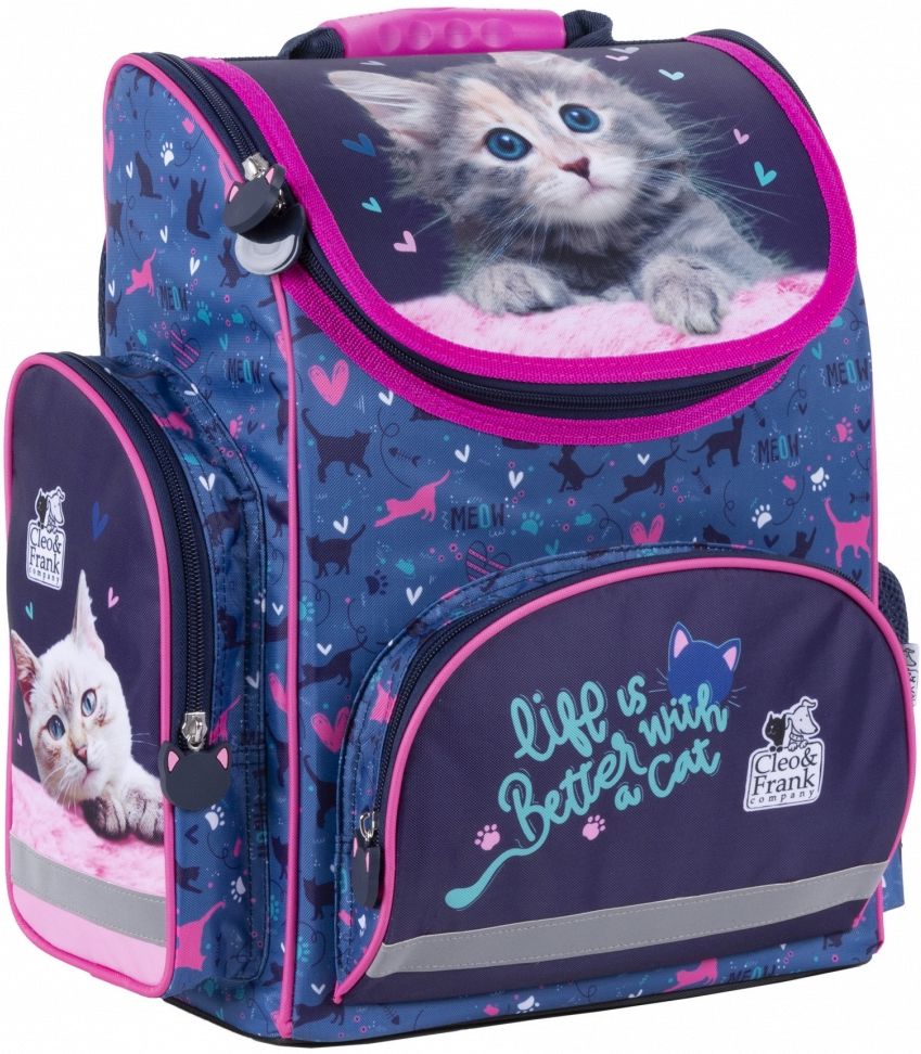 Момичешка раница с котенца Derform - store.bg