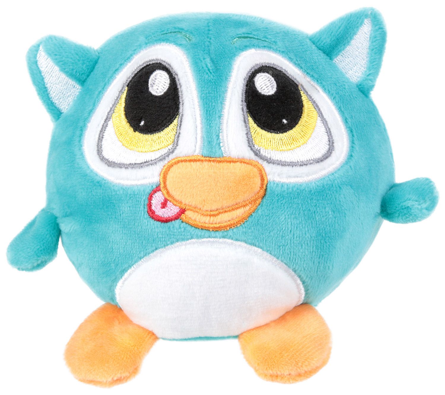 Плюшено бухалче за стискане Оракъл Crunchimals - store.bg