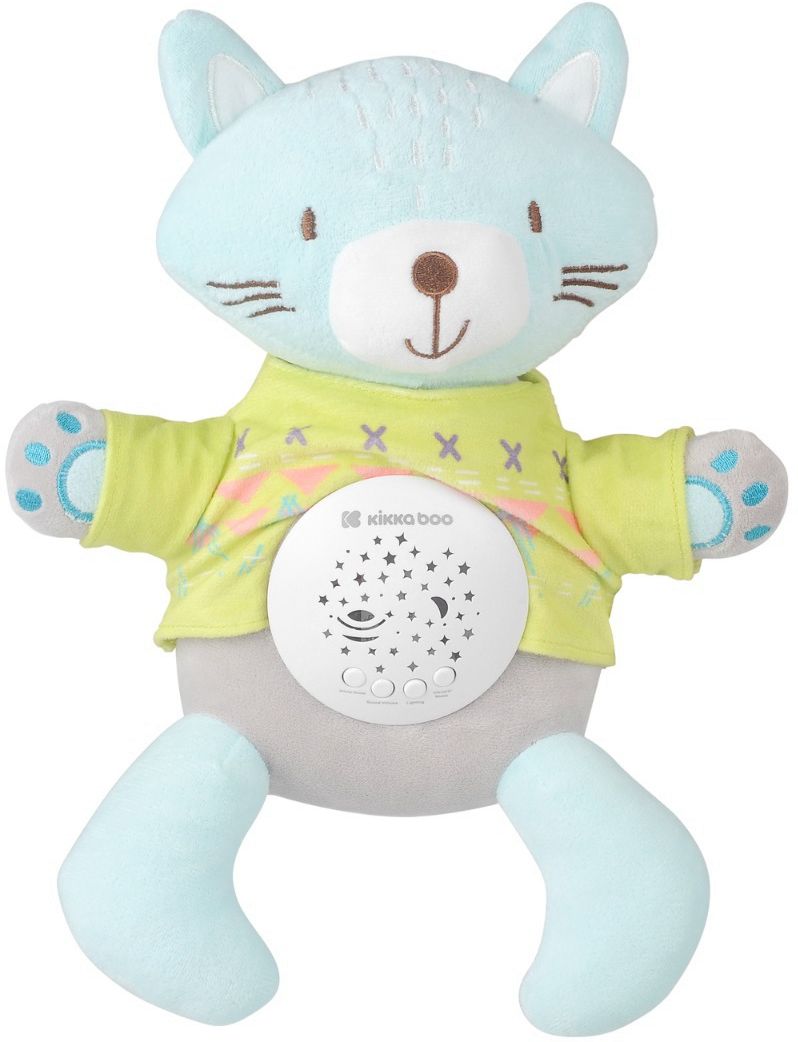 Плюшено коте проектор със звук Kikka Boo - store.bg