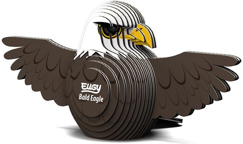Картонен 3D модел Белоглав Орел Eugy - store.bg