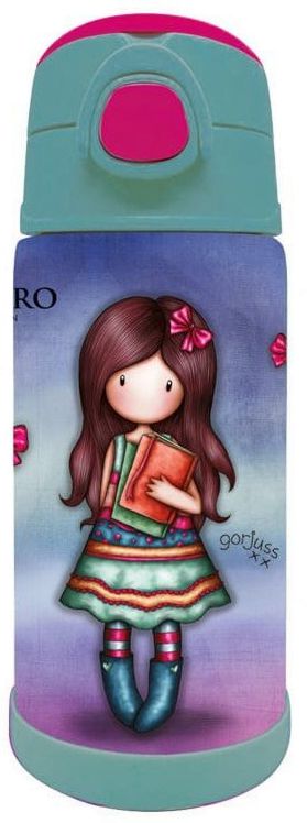 Шише за вода със сламка Gorjuss 450 ml - store.bg