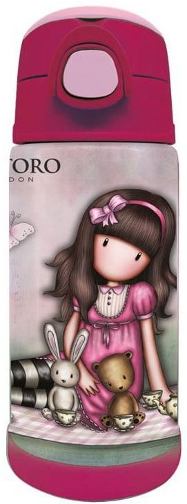 Шише за вода със сламка Gorjuss 450 ml - store.bg