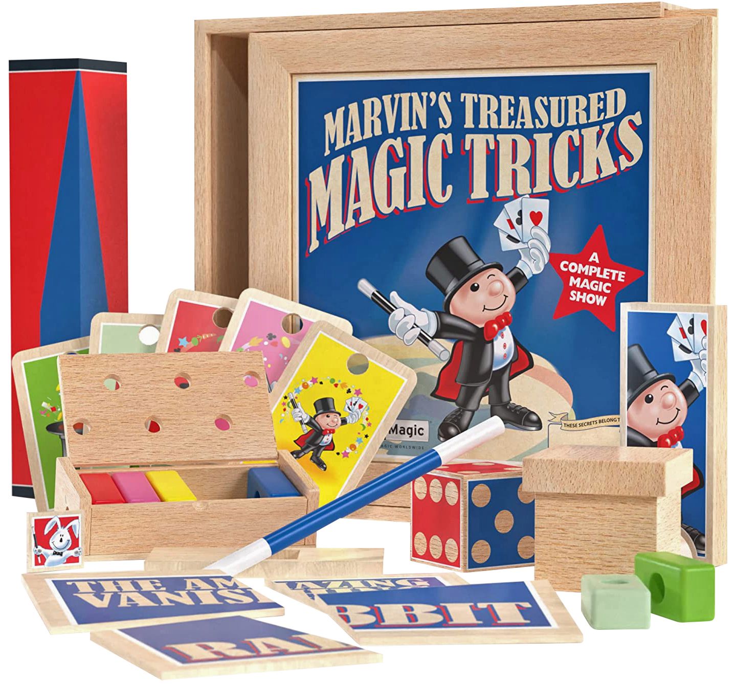 Marvin's Magic дървен комплект с фокуси за деца - store.bg
