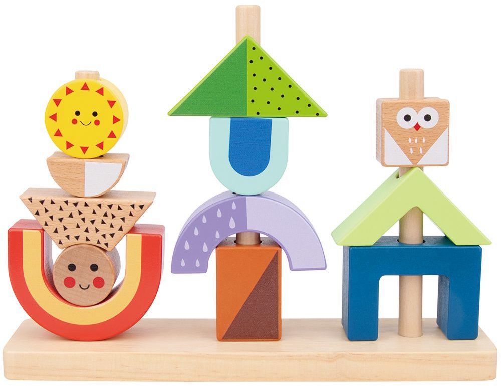 Дървена низанка със сенки Tooky Toy - store.bg