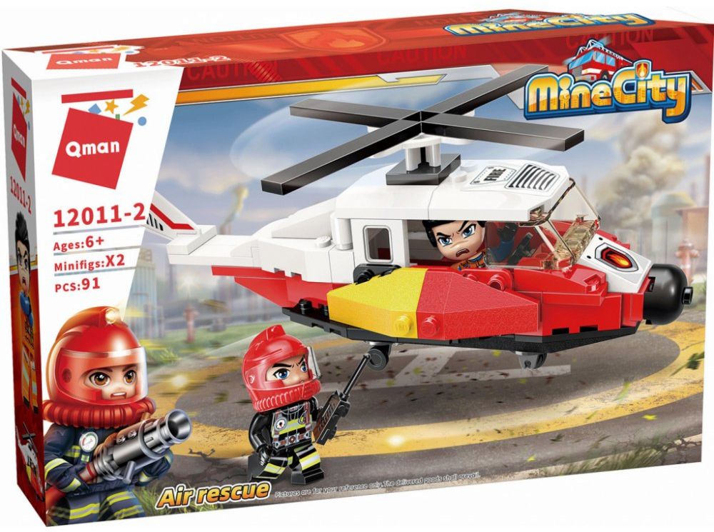 Конструктор спасителен вертолет Qman - store.bg